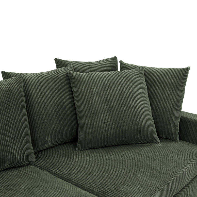 Wade Logan® Aulikki 135'' Square Arm Sofa | Wayfair Wade Logan® Aulikki 135'' Square Arm Sofa | Wayfair